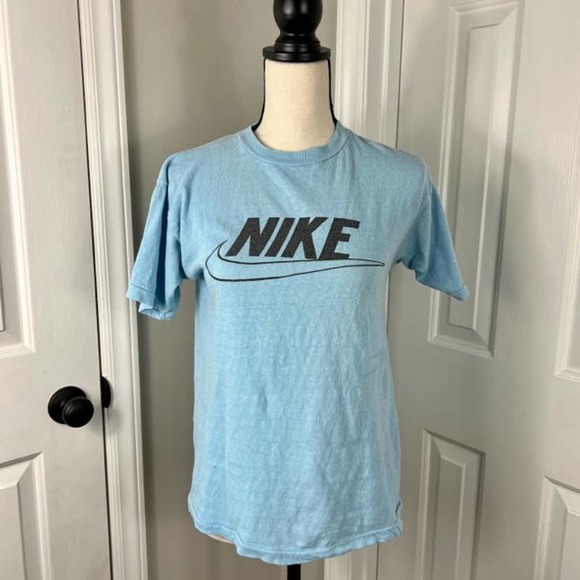 Nike | Tops | Vintage 8s Nike Carolina Blue Single Stitch Tshirt | Poshmark
